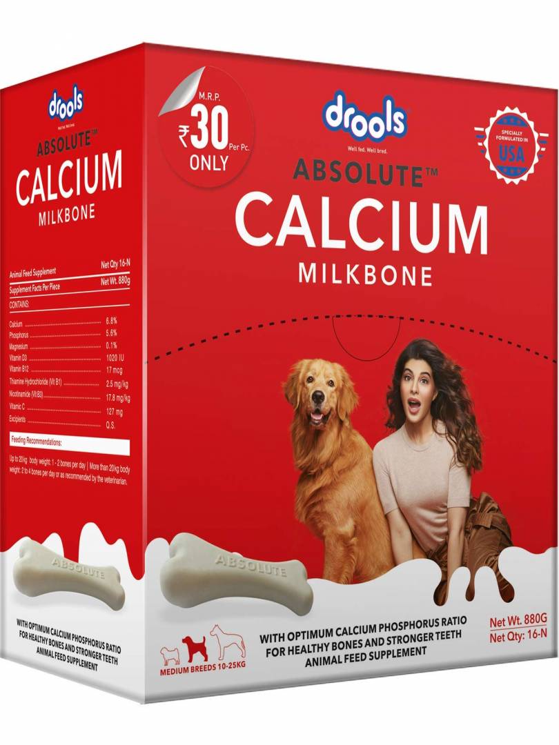 DROOLS ABSOLUTE CALCIUM BONE PACK 16PCS on Effinity Pet Shoppe