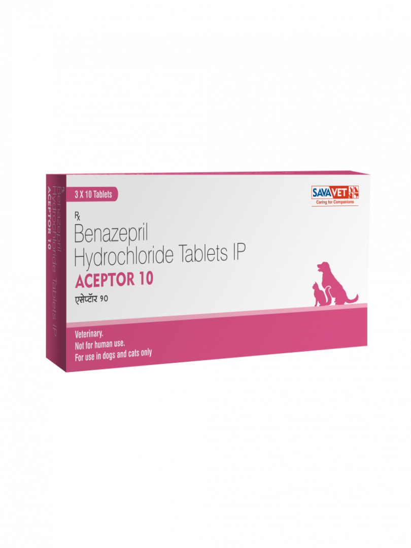 ACEPTOR 10 30TABS (BENAZEPRIL HCL) on Effinity Pet Shoppe